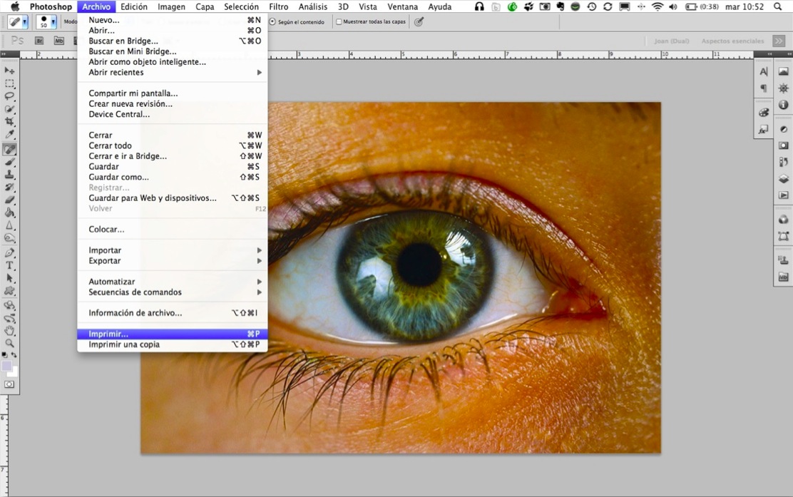 Imprimir con gestión de color desde Photoshop - Joan Boira